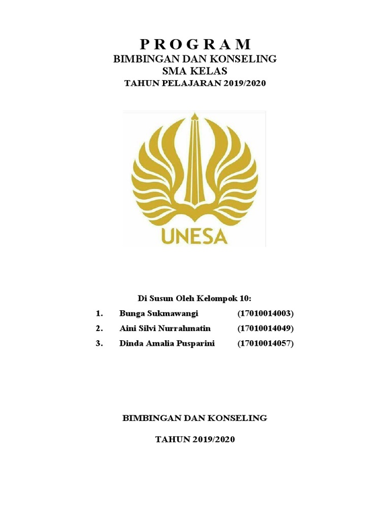 Contoh Program BK Sma-Ma Sesuai Pop BK Kelas 11 | PDF