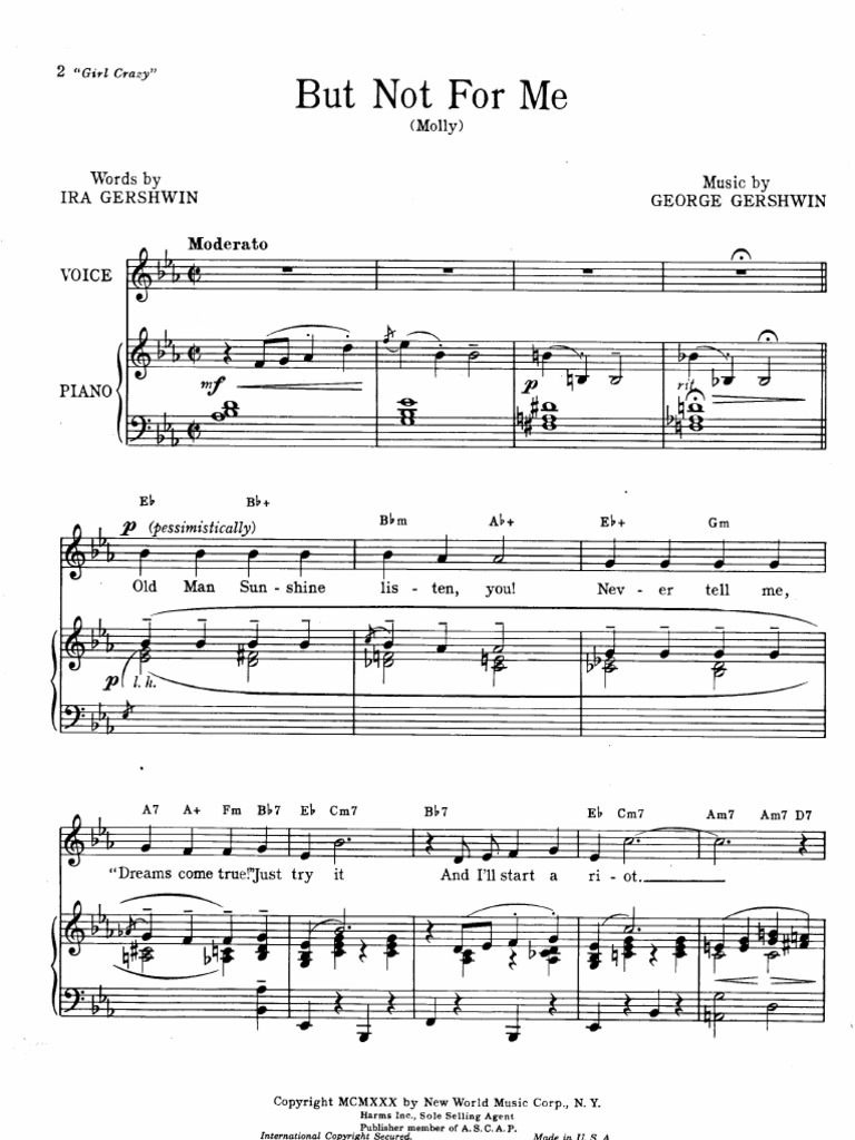 But Not For Me | PDF