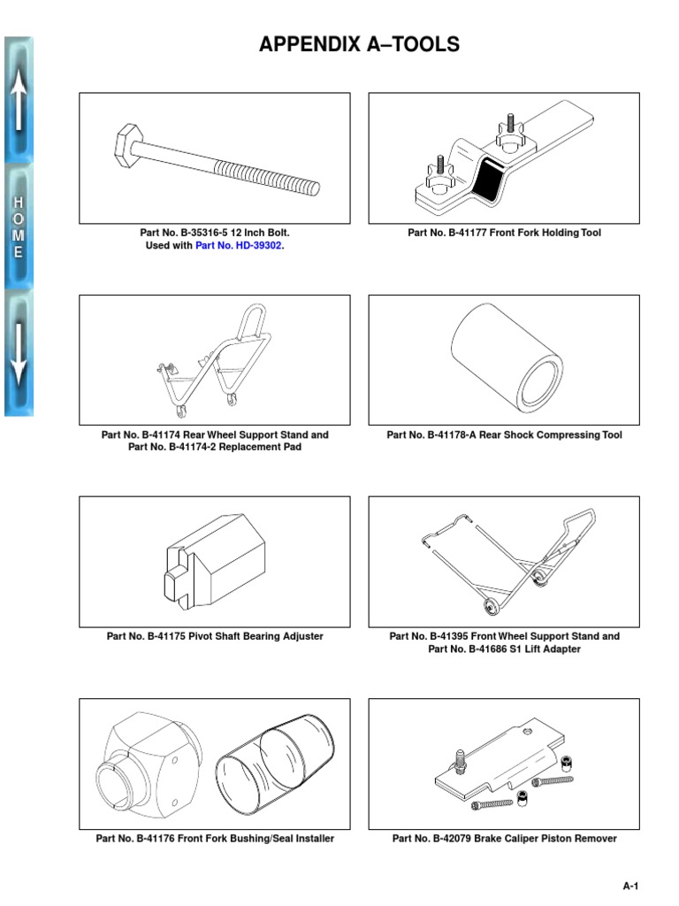 Appendix A-Tools: Part No. HD-39302 | PDF | Cylinder (Engine) | Piston