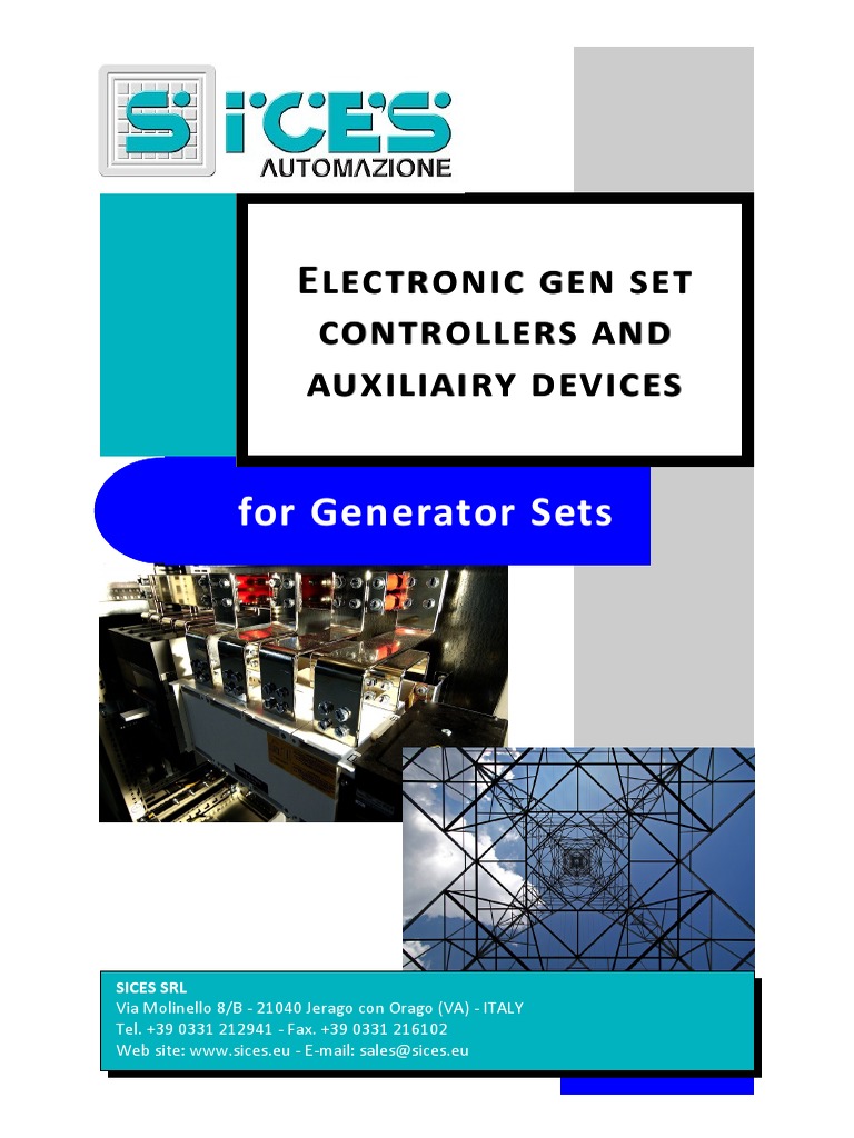 Electronic Generator Set Controllers and Auxiliary Devices: An Overview ...