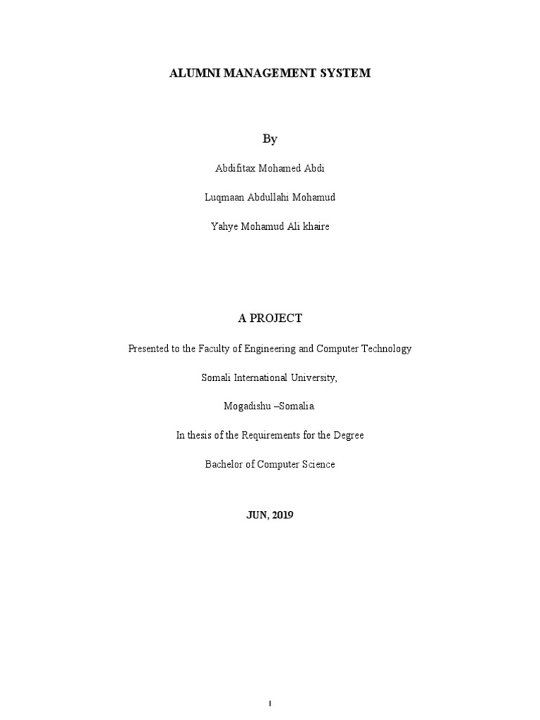 Alumni Management System | PDF | Software Testing | Database Design