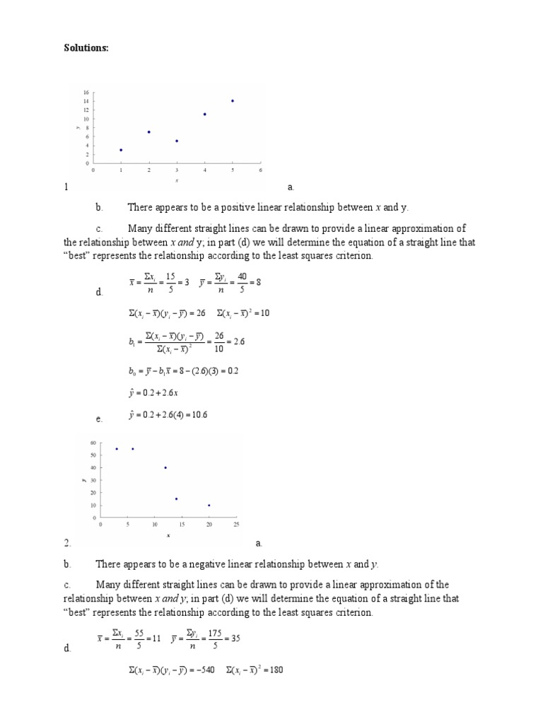 Chapter 12 Regression | PDF | Line (Geometry) | Least Squares