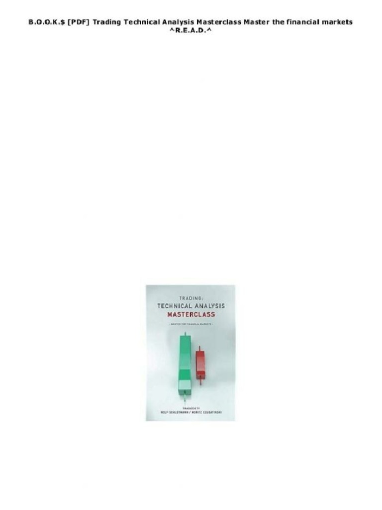 (EBOOK DOWNLOAD) - (PDF) Trading Technical Analysis Masterclass Master ...