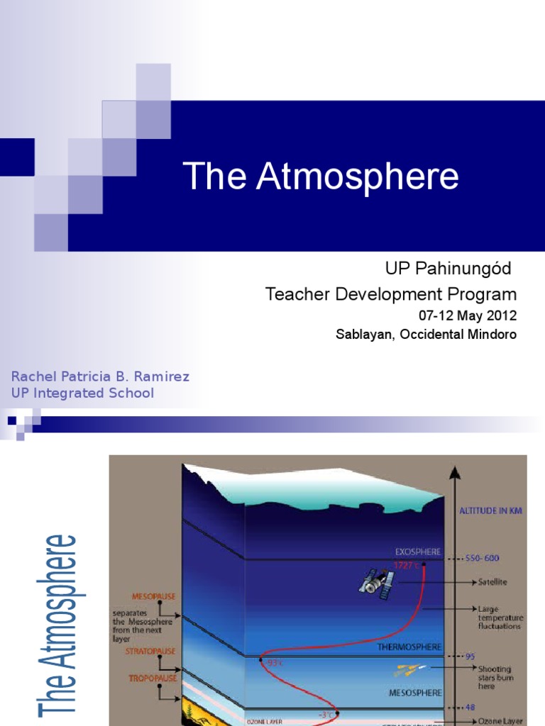 The Atmosphere: UP Pahinungód Teacher Development Program | PDF ...