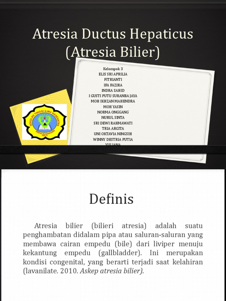 Atresia Ductus Hepaticus (Atresia Bilier) | PDF