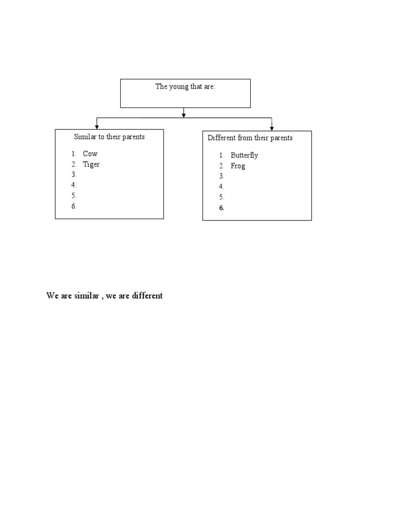 The Young That Are:: We Are Similar, We Are Different | PDF