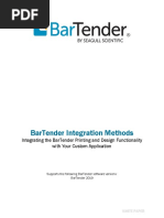 Bartender 2016 Manual | PDF | Installation (Computer Programs) | Databases