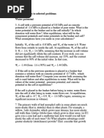 Water Potential Worksheet Key | PDF | Sucrose | Water