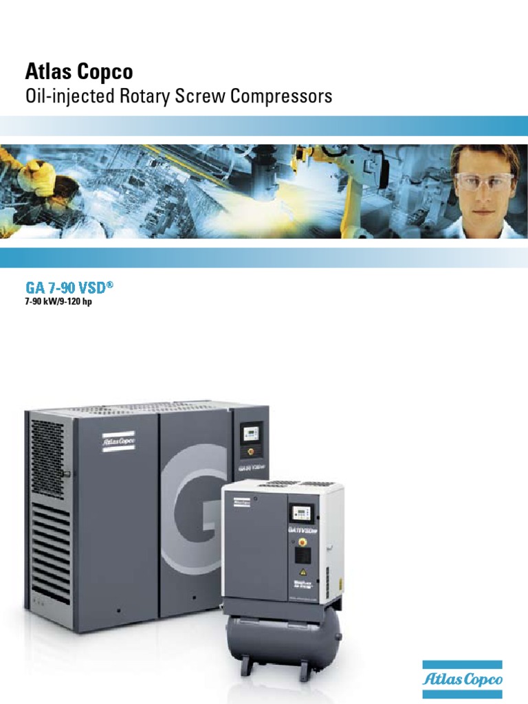 Atlas Copco: Oil-Injected Rotary Screw Compressors | PDF ...