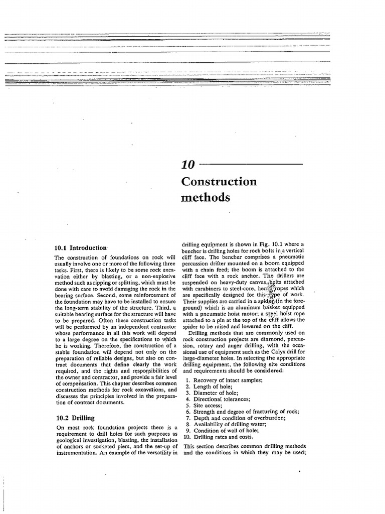 Foundation On Rock Duncan C Wyllie Berkeley PDF | PDF