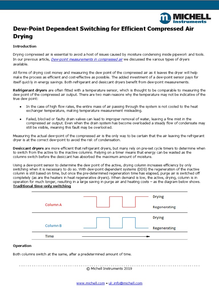 Compressed Air Guide 2 White Paper | PDF | Clothes Dryer | Thermodynamics