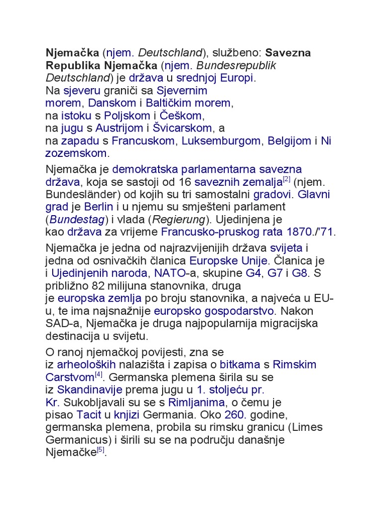 Njemacka | PDF