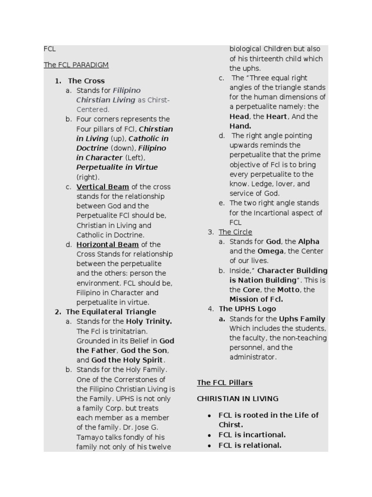 FCL Reviewer | PDF | Trinity | God