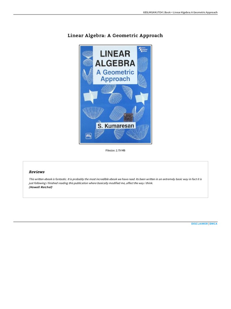Linear Algebr | PDF | Space | Geometry