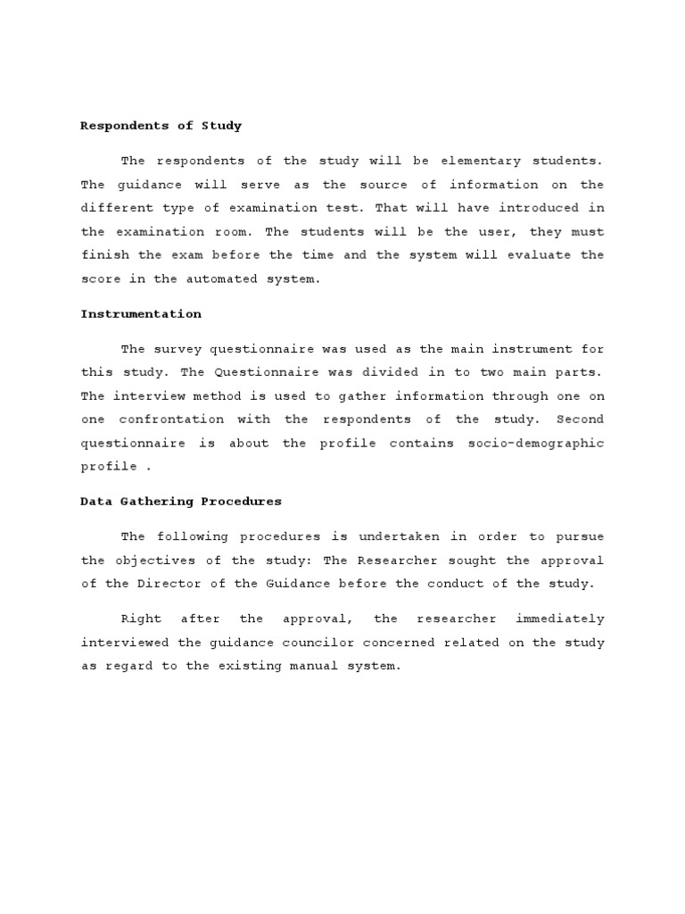 Respondents of Study | PDF