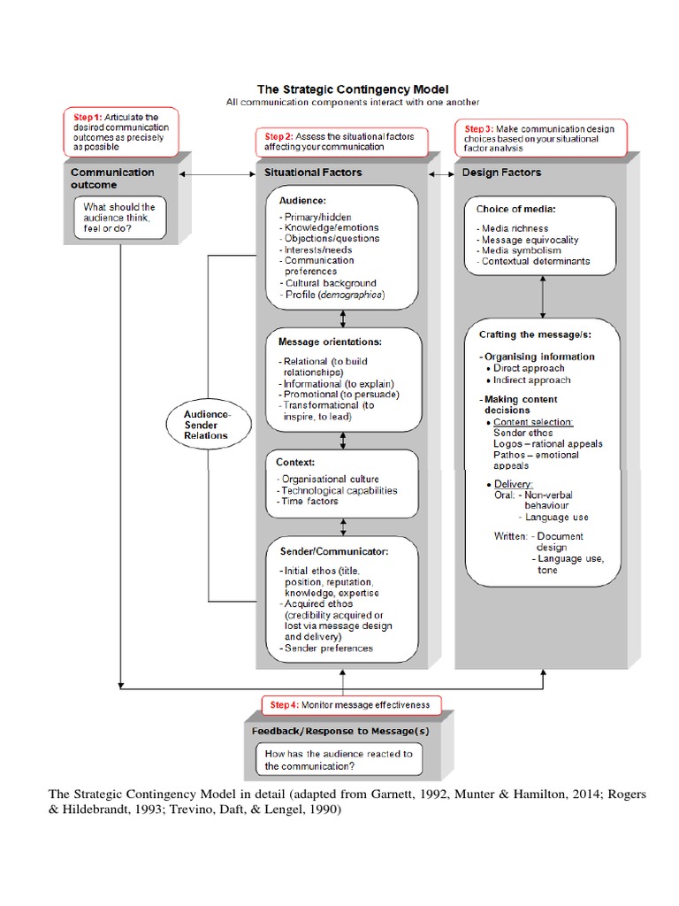 The Strategic Contingency Model PDF | PDF