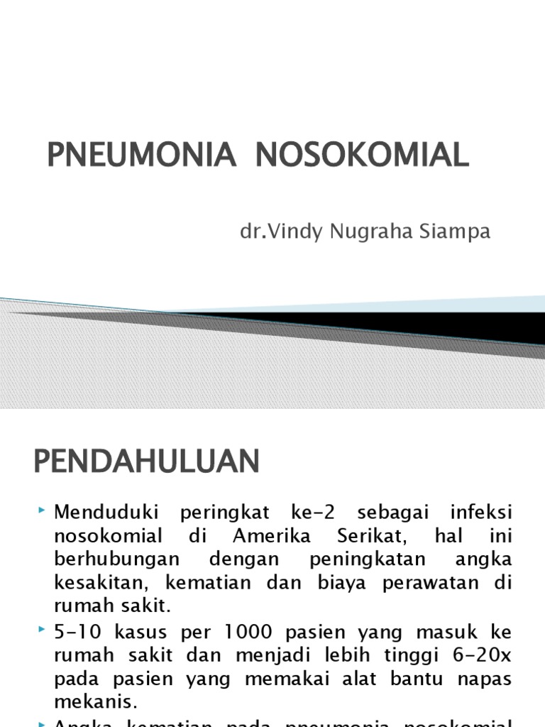 Pneumonia Nosokomial | PDF