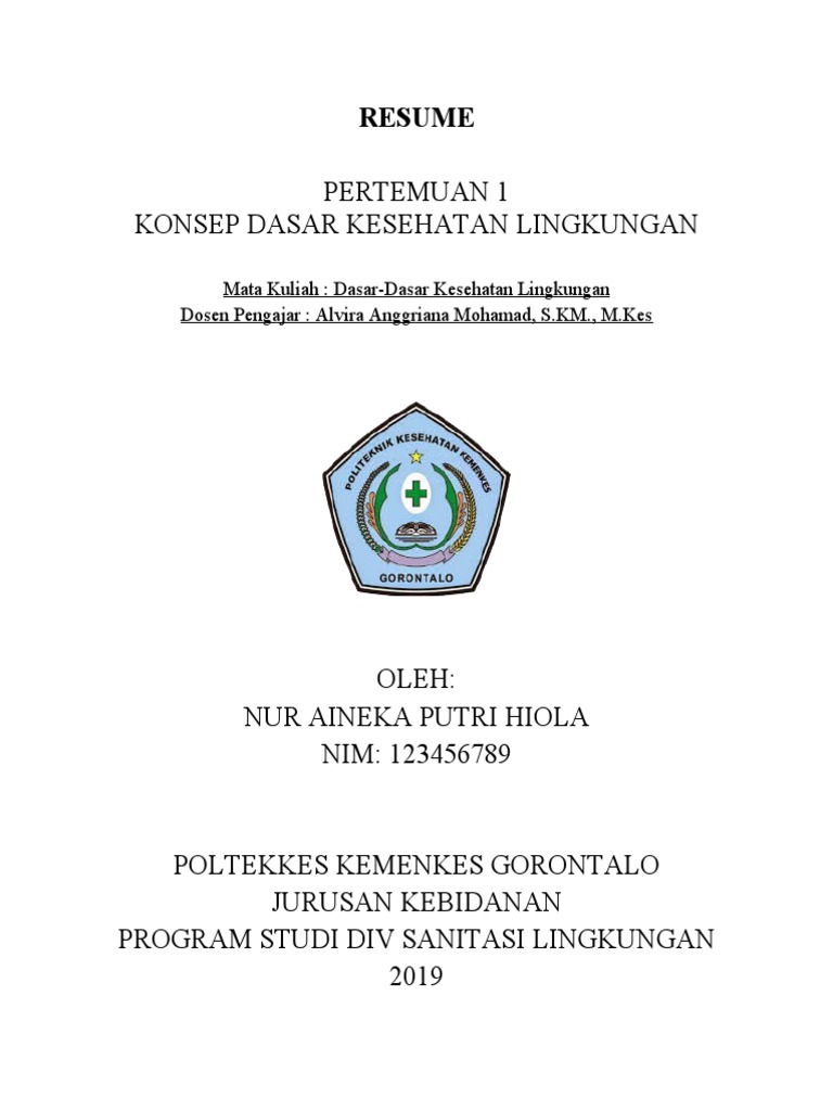 Contoh Cover Resume | PDF