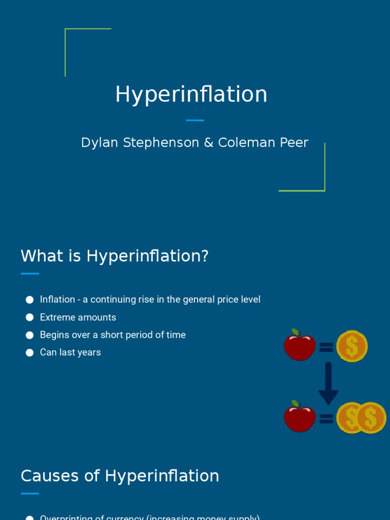 Hyperinflation Presentation | PDF | Money | Inflation