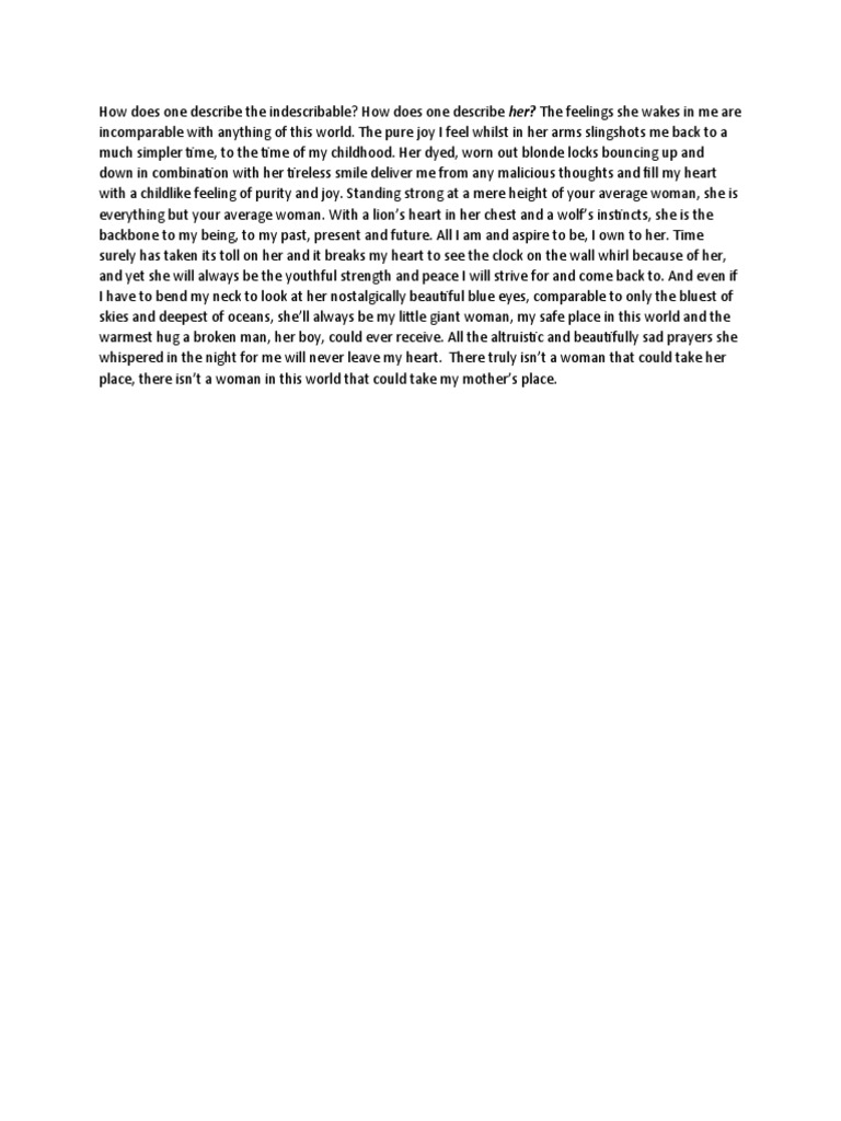 Descriptive Paragraph | PDF