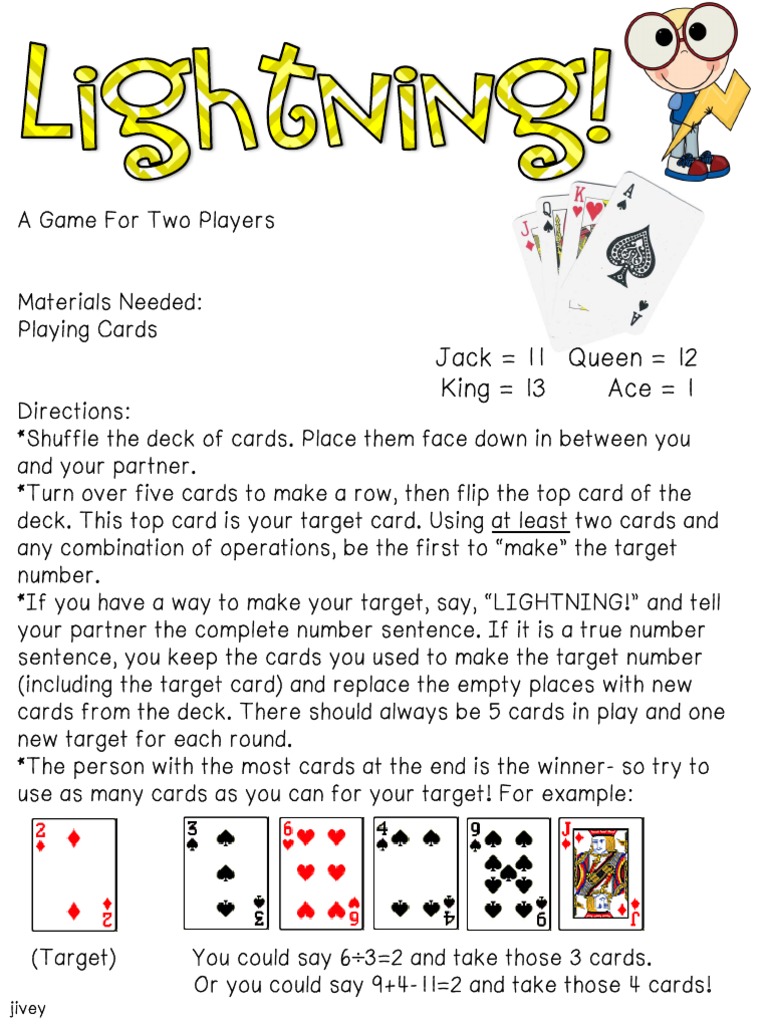 Lightning Card Game | PDF