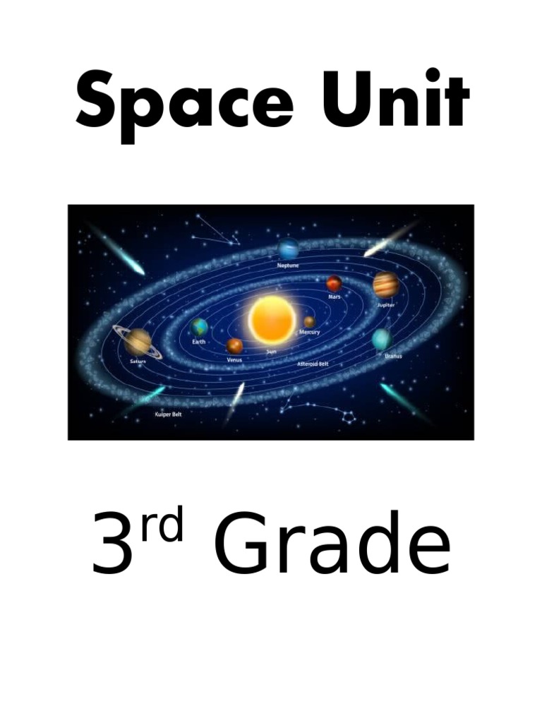 3rd Grade Space Unit | Download Free PDF | Moon | Rotation