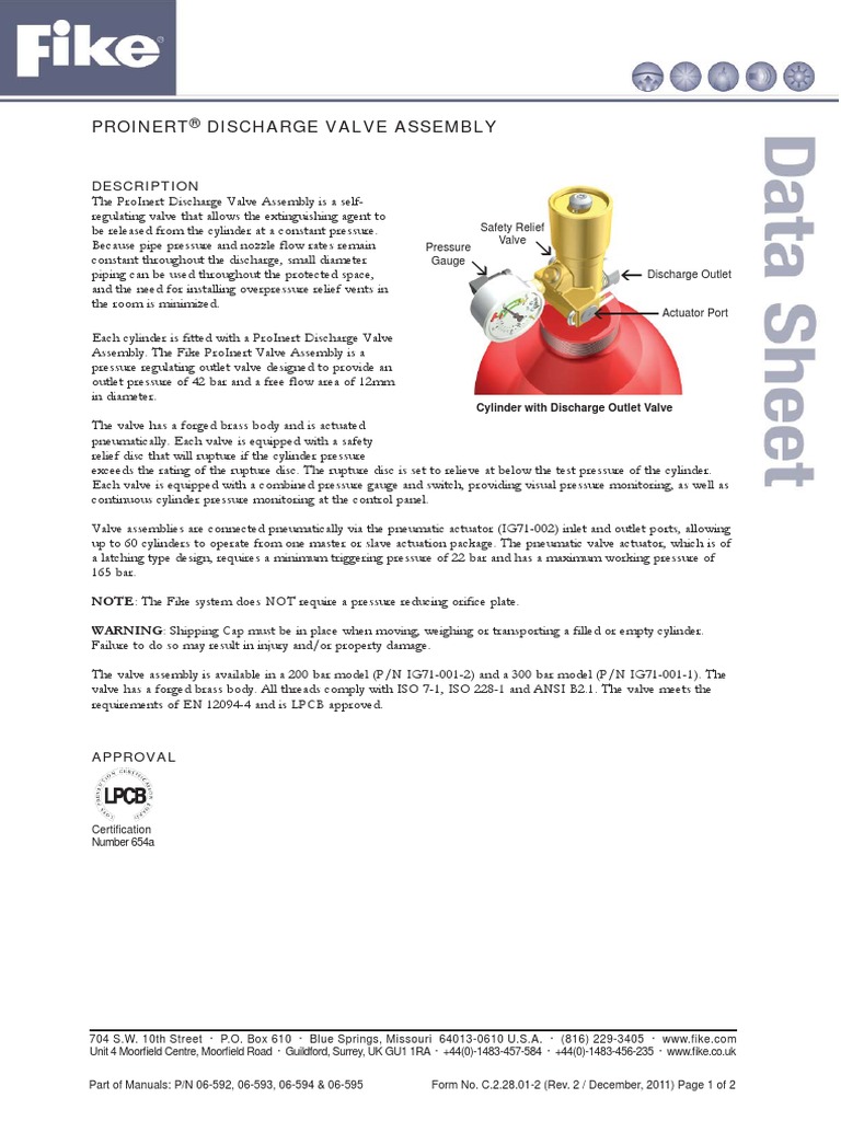 I I P P: Proinert Discharge Valve Assembly | PDF | Valve | Liquids