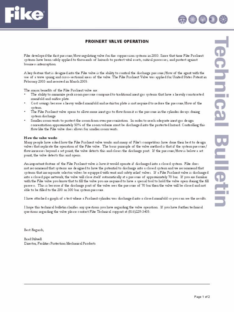 Proinert Valve Operation: Page 1 of 2 | PDF | Valve | Chemical Engineering
