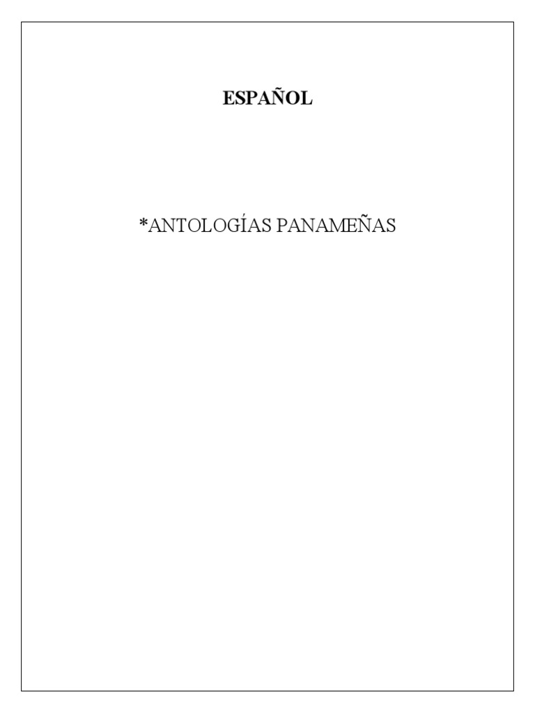 Poesias Panameñas | PDF | Religión y creencia