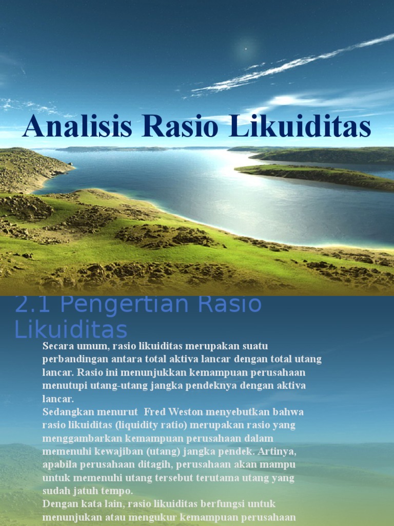 Analisis Rasio Likuiditas | PDF