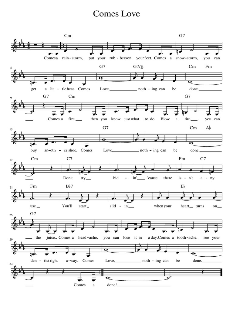 Comes Love | PDF