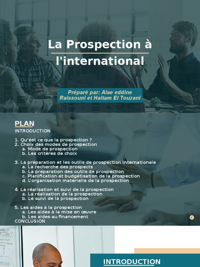 La Prospection À L'international | PDF | Maroc | Marketing direct