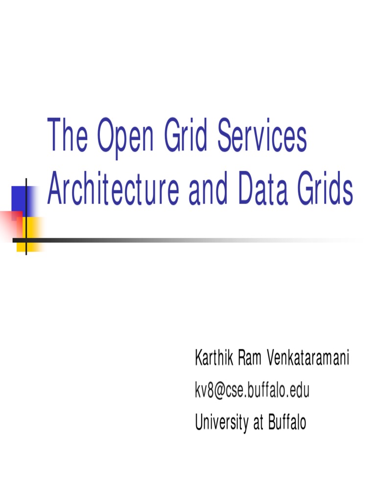 Open Grid Services Architecture Overview | PDF | Web Service | Grid ...