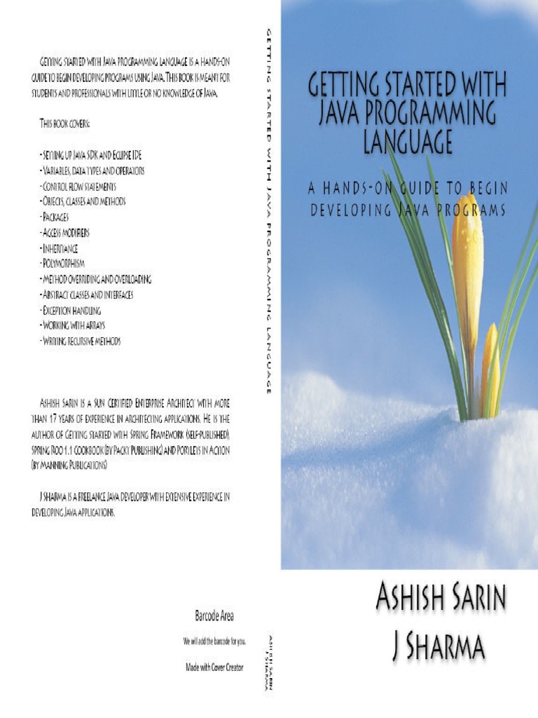 Sharma, J - Sarin, Ashish-Getting Started With Java Programming ... Sharma, J - Sarin, Ashish-Getting Started With Java Programming ...