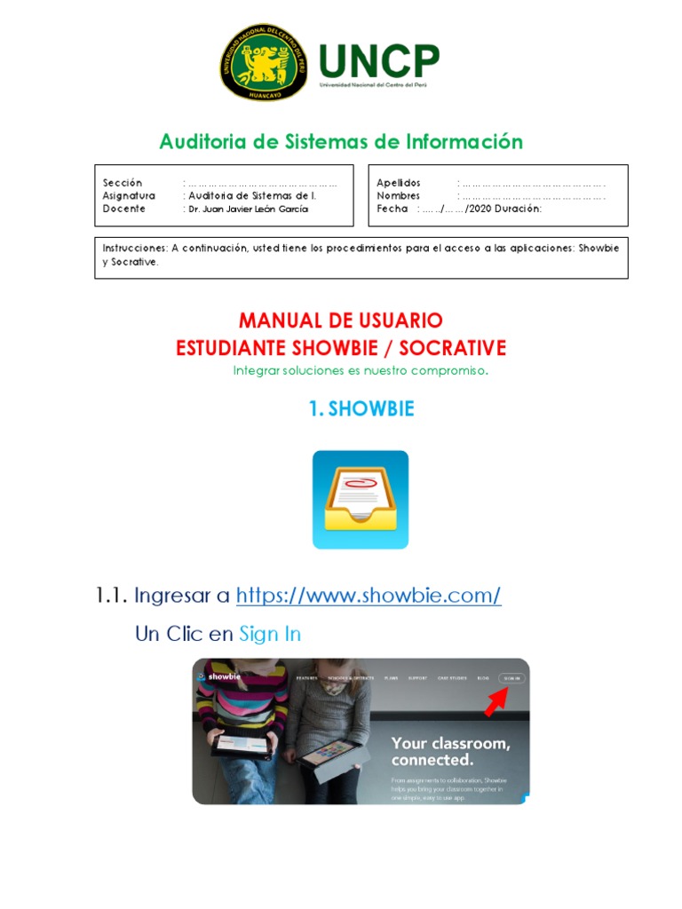3 Manual Usuario Asi Showbie Socrative PDF | PDF