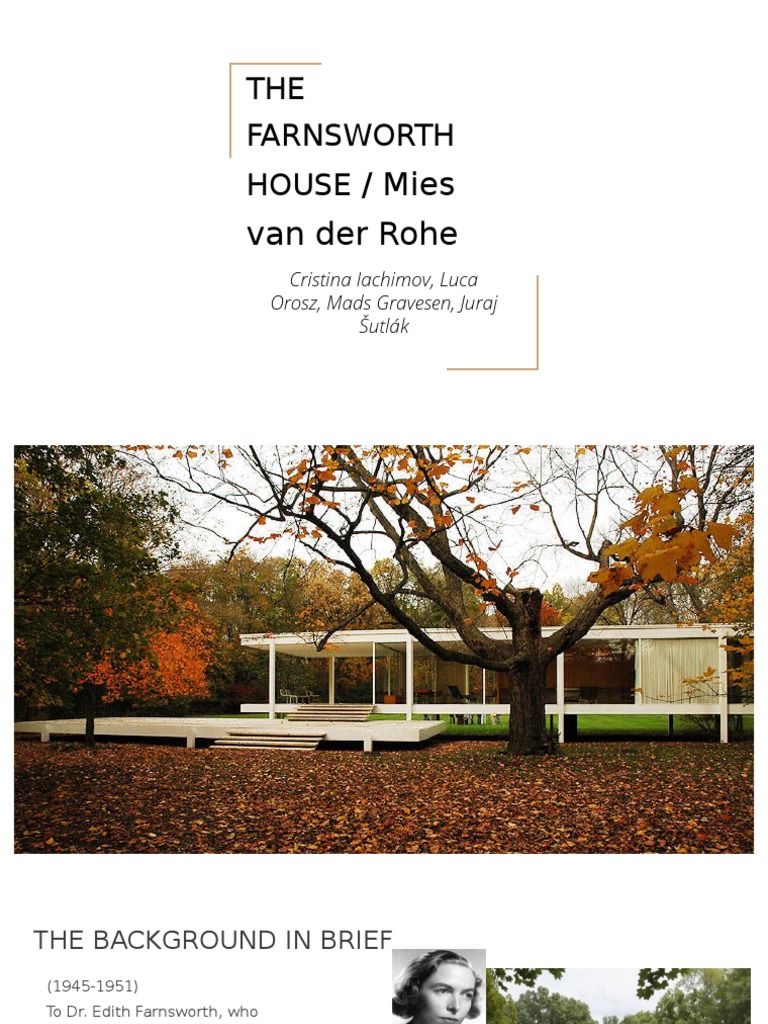 Farnsworth House: Mies van der Rohe's Design | PDF | Aesthetics | Design