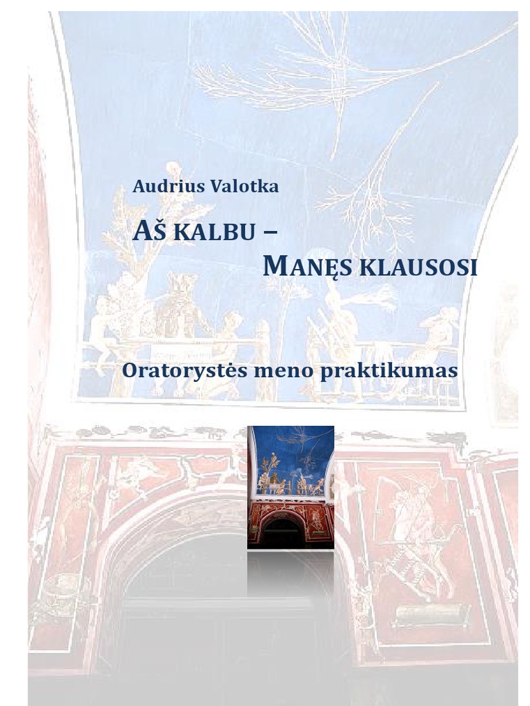 Audrius VALOTKA. AS KALBU - MANES KLAUSOSI PDF | PDF