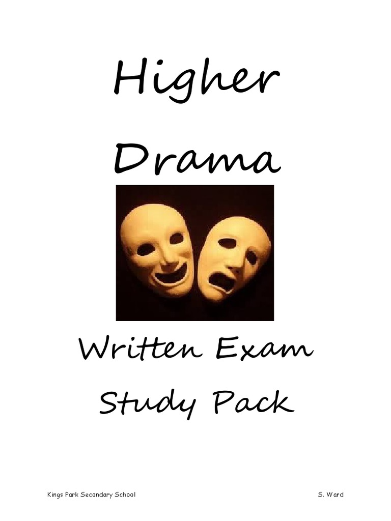 Higher Drama Study Pack | PDF | Play (Theatre) | Hamlet