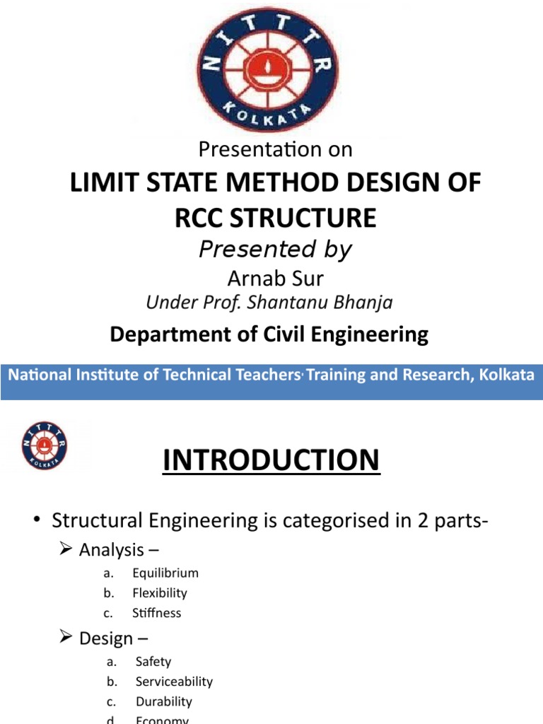 Limit State Method in RCC Design | PDF | Bending | Strength Of Materials
