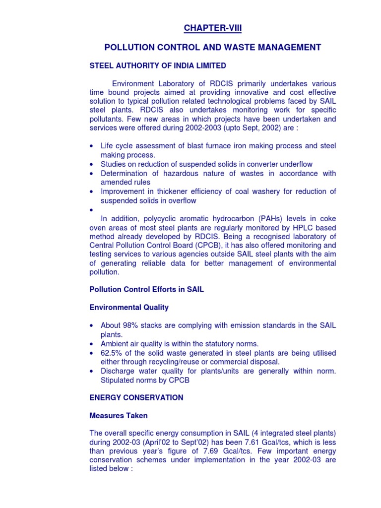 Pollution Control and Waste Management | PDF | Waste | Waste Management