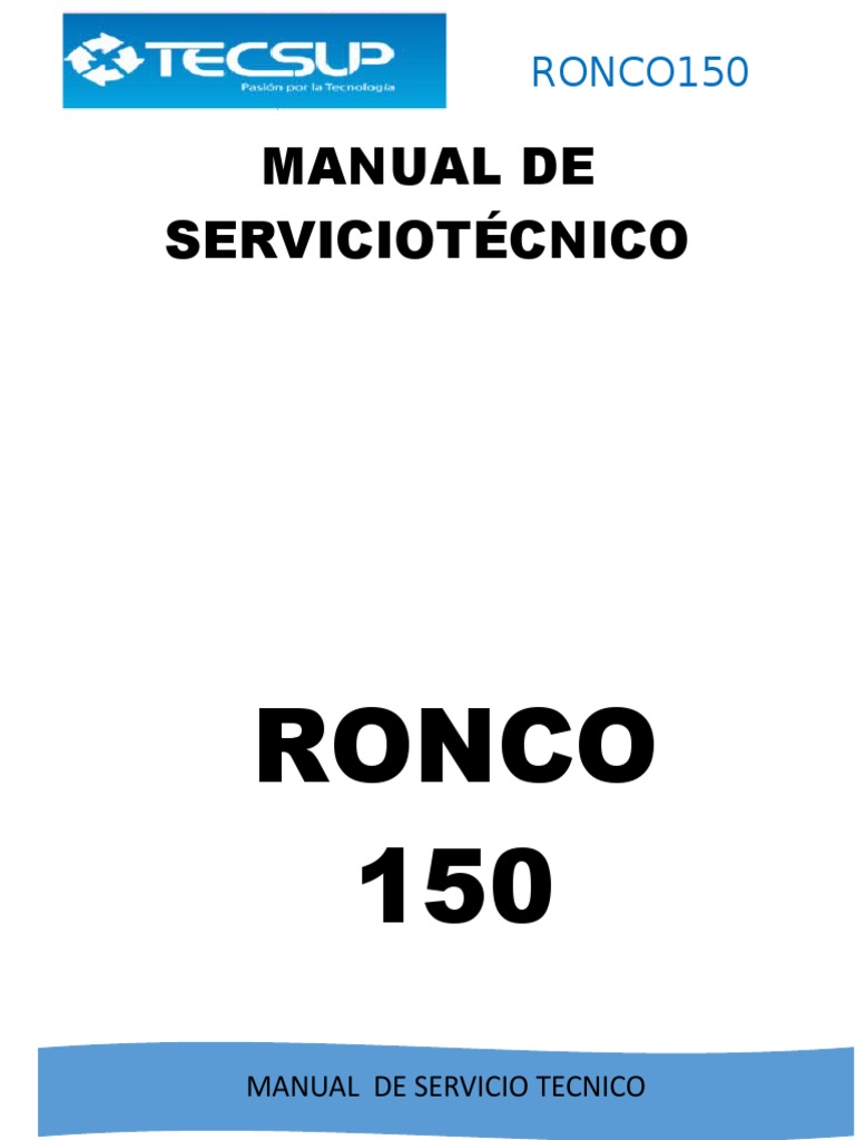 Manual Tecsup | PDF | Motocicleta | Tornillo