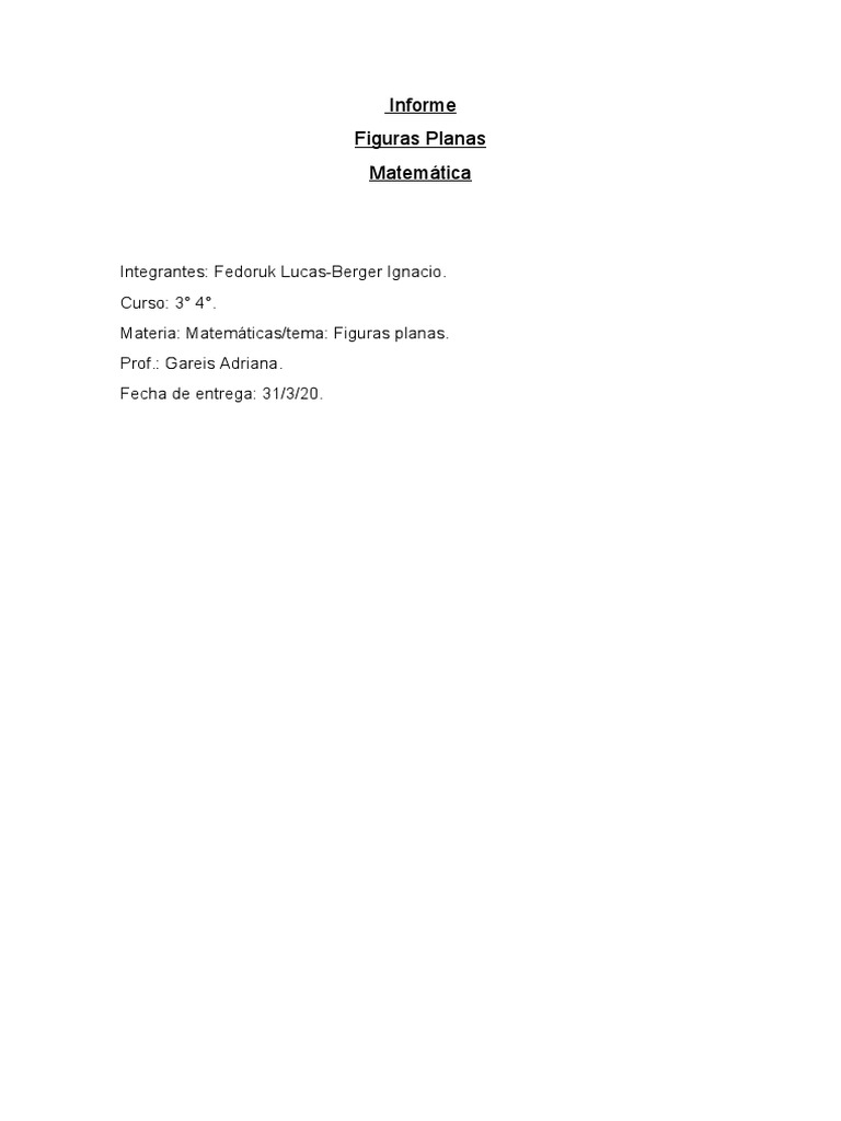 Informe de Mate Todas Las Acts | PDF | Pi | Triángulo