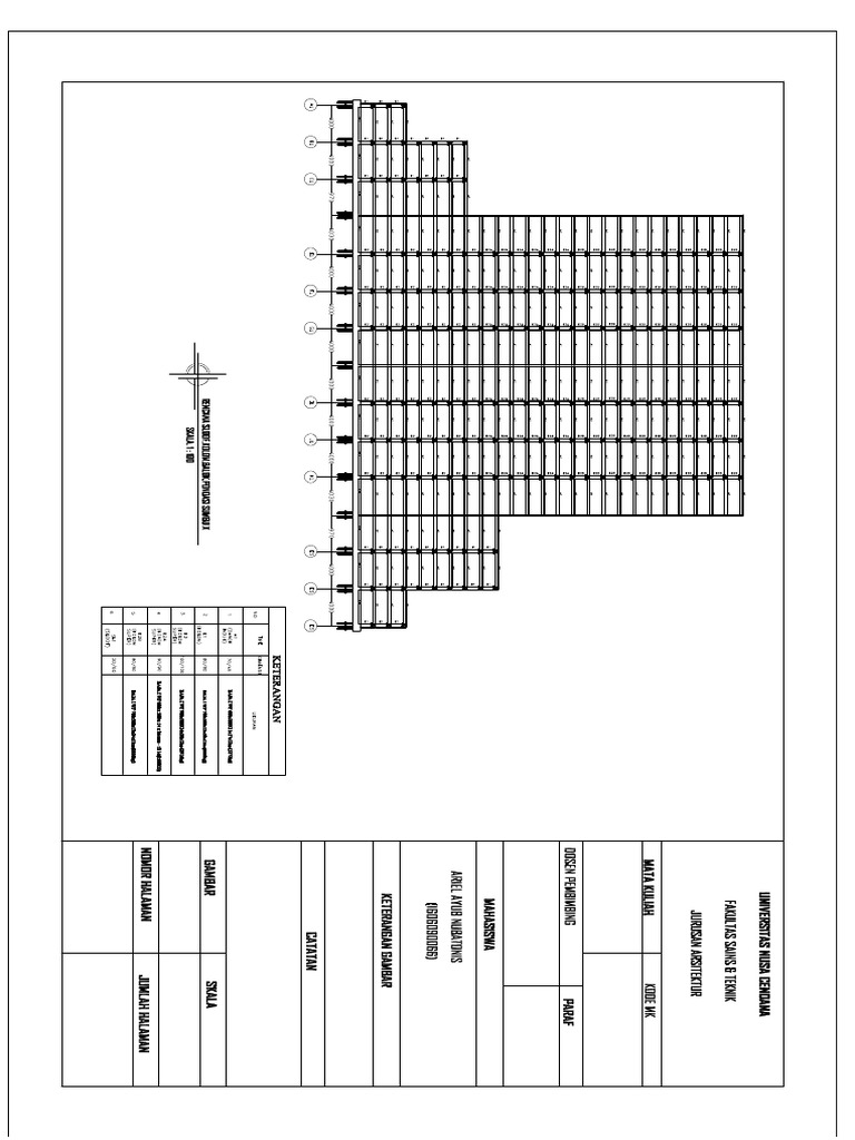 Rencana Kolom, Balok, Sloof Dan Pondasi Sumbu X | PDF