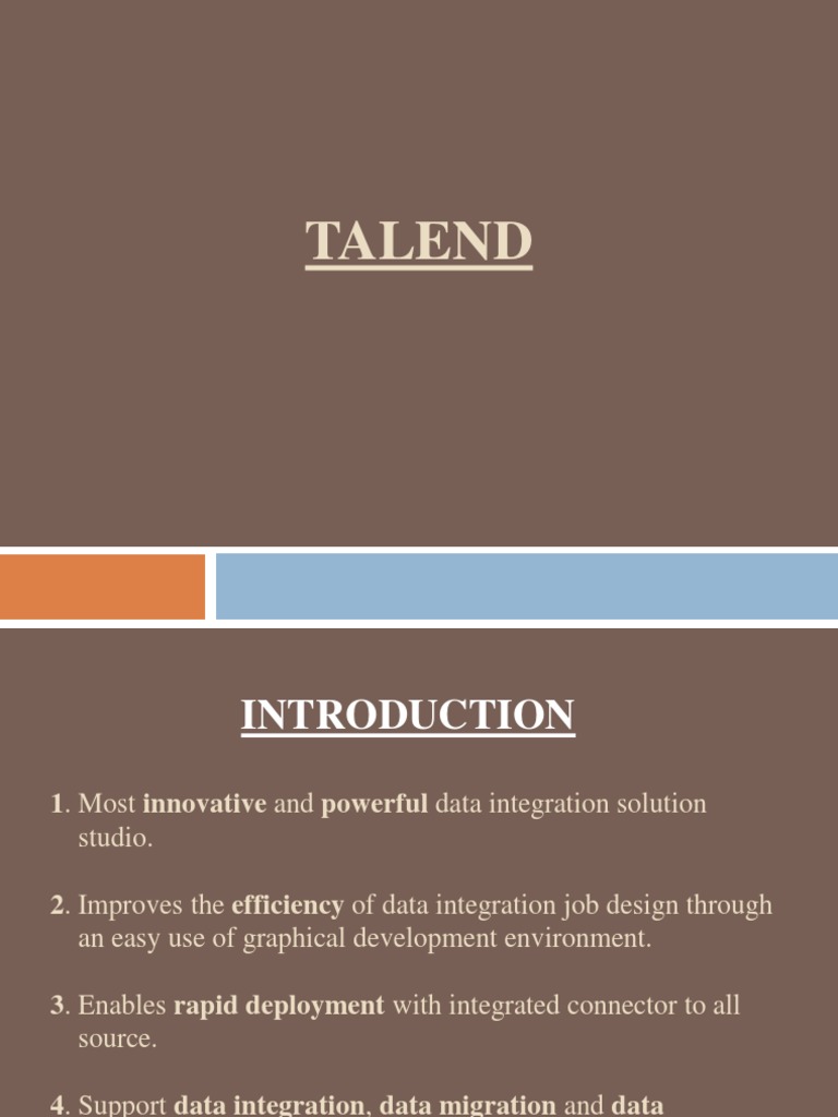 TALEND | PDF