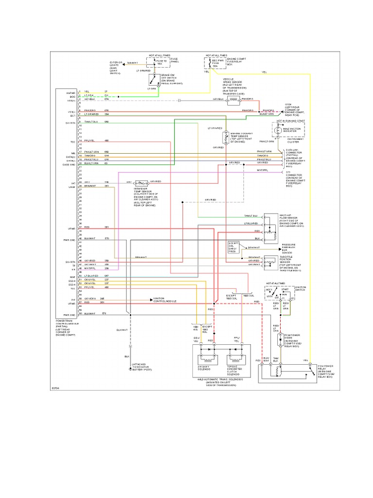1993 Ford Ranger Xl 2 3l Parts Diagram