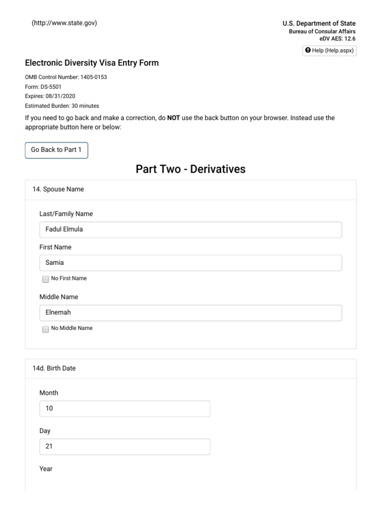 Electronic Diversity Visa Lottery | PDF | Travel Visa | Privacy Policy