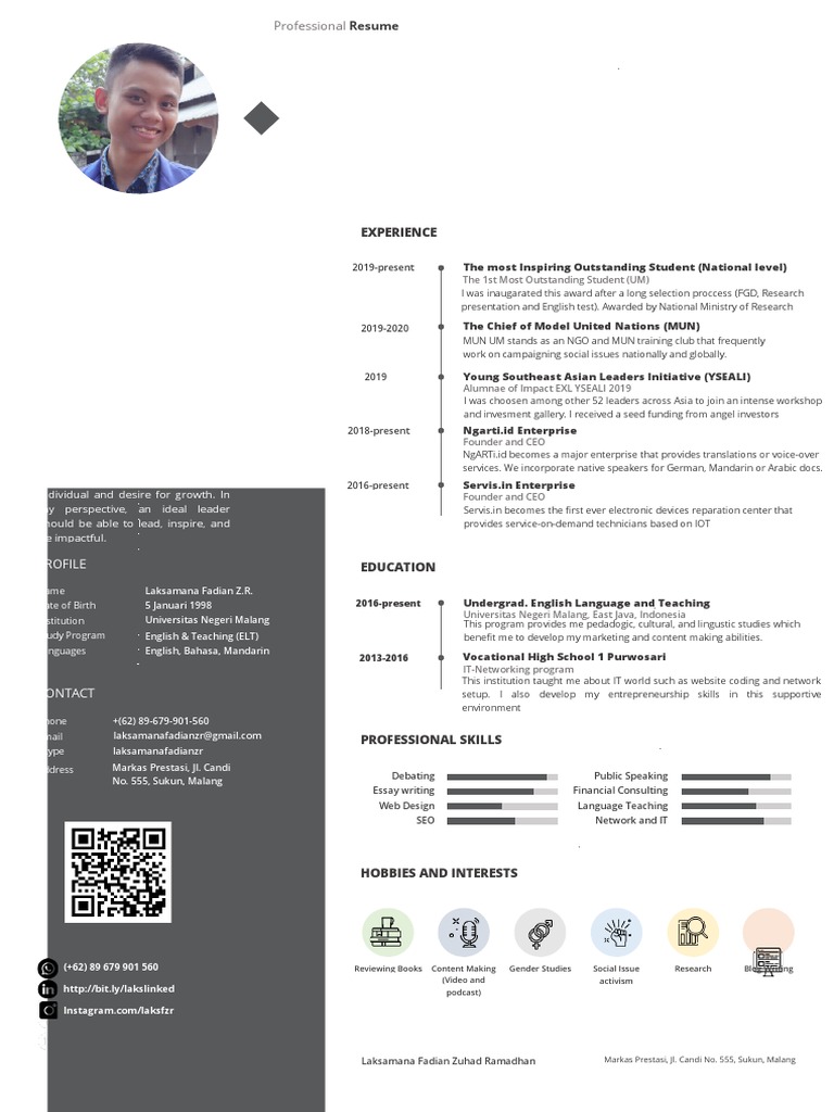 Resume Professional Temp | PDF | Communication