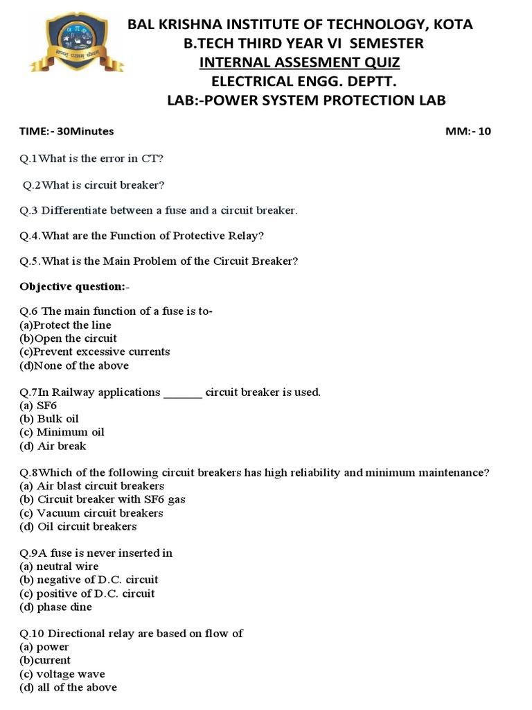 PSP Lab Internal Quiz | PDF