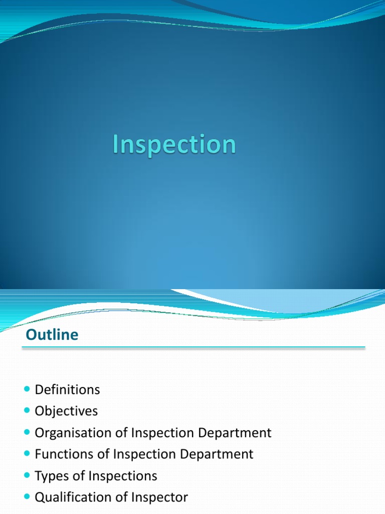 Inspection PDF | PDF | Specification (Technical Standard) | Machining