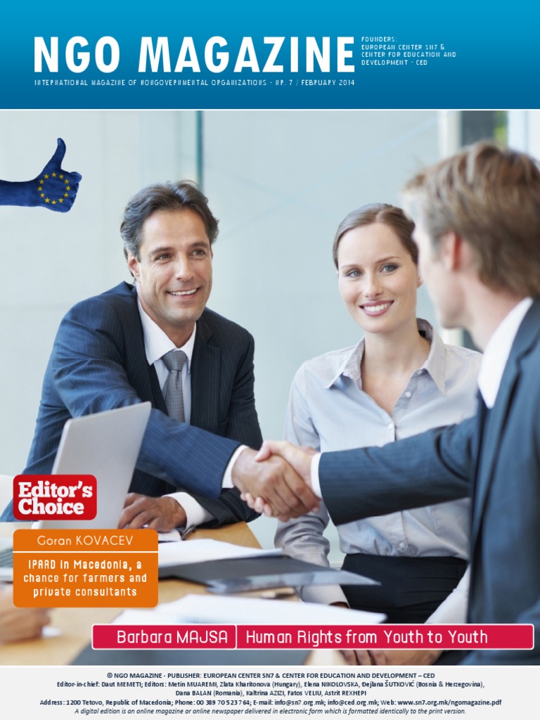 Ngo Magazine: Human Rights From Youth To Youth Barbara MAJSA | PDF ...